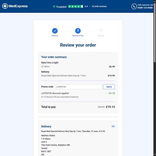 MedExpress UK Promo Codes - 25% Off (Verified) Jul 2025