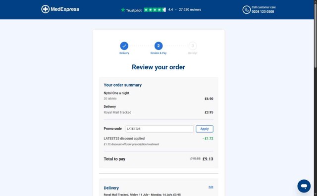 MedExpress UK Promo Codes - 25% Off (Verified) Jul 2025