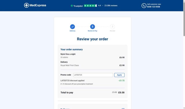 MedExpress UK Promo Codes - 25% Off (Verified) Jun 2025