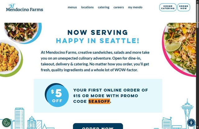 Mendocino Farms Promo Codes - $5 Off Jun 2025