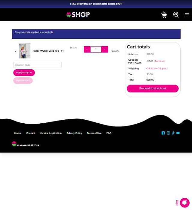 Meow Wolf Promo Codes (6 Verified) - 20% Off w/Code Aug 2025