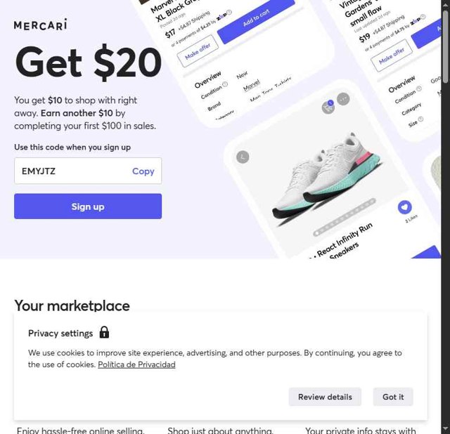 Mercari Promo Codes (10 Verified) - $30 Off w/Code Jul 2025