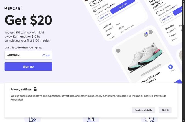 Mercari Promo Codes (10 Verified) - $30 Off w/Code Jul 2025