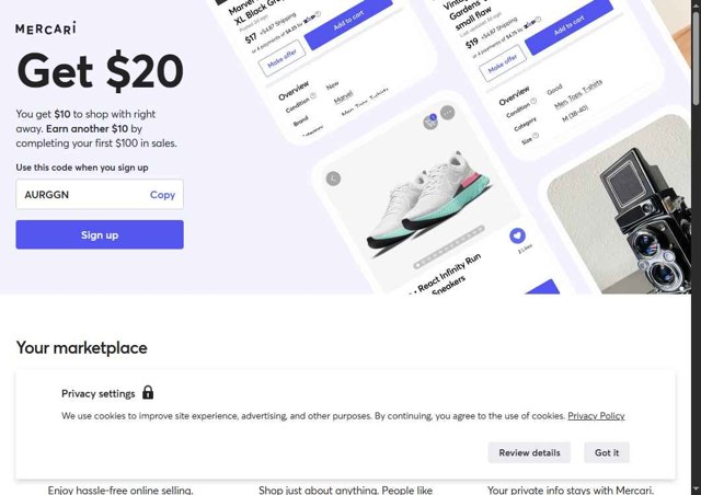 Mercari Promo Codes (14 Verified) - $30 Off w/Code Jul 2025