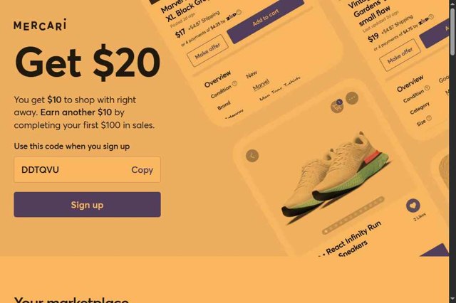 Mercari Promo Codes (15 Verified) - $30 Off w/Code Jul 2025