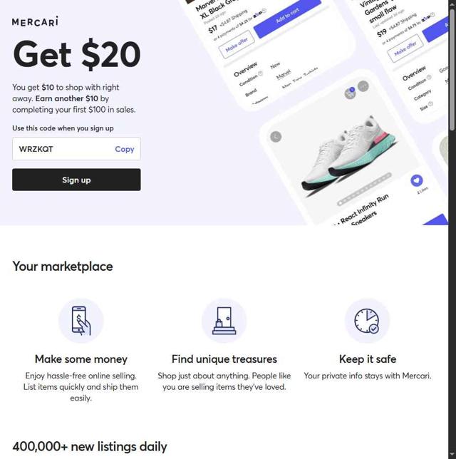 Mercari Promo Codes (20 Verified) - $30 Off w/Code Sep 2025
