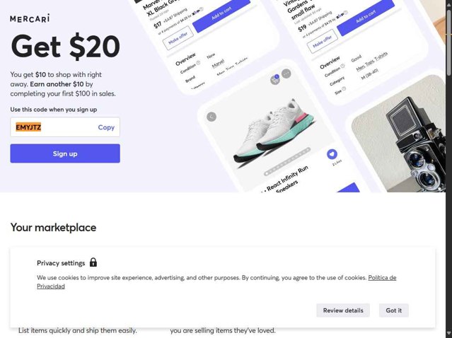 Mercari Promo Codes (10 Verified) - $30 Off w/Code Jul 2025