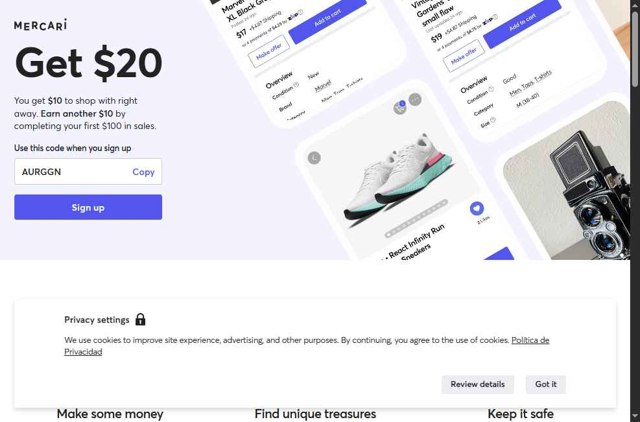 Mercari Promo Codes (10 Verified) - $30 Off w/Code Jul 2025