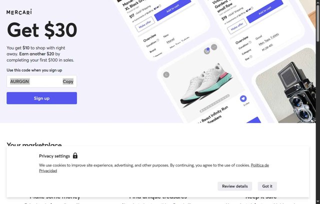 Mercari Coupon Codes (10 Verified) - $30 Off w/Code May 2025