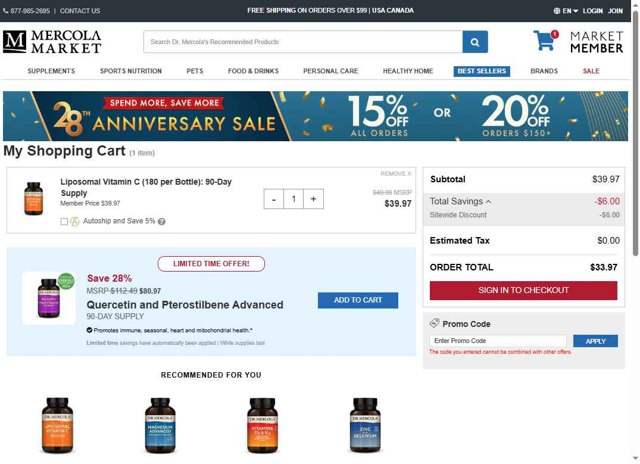 Mercola Market Promo Codes (13 Verified) - 25% Off Aug 2025