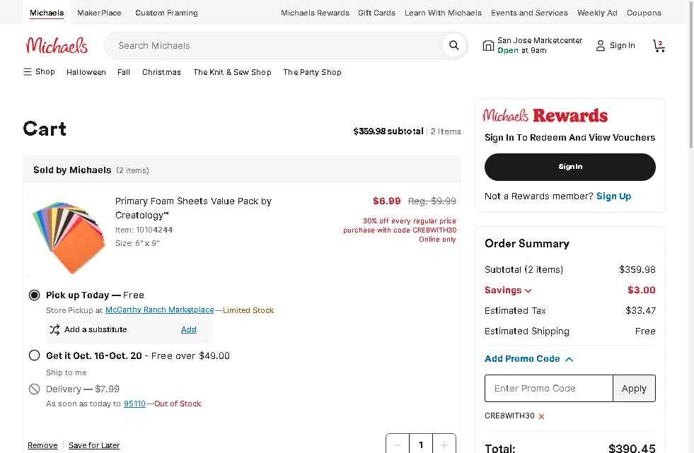 Michaels Promo Codes - 40% Off (5 Verified) Nov 2025