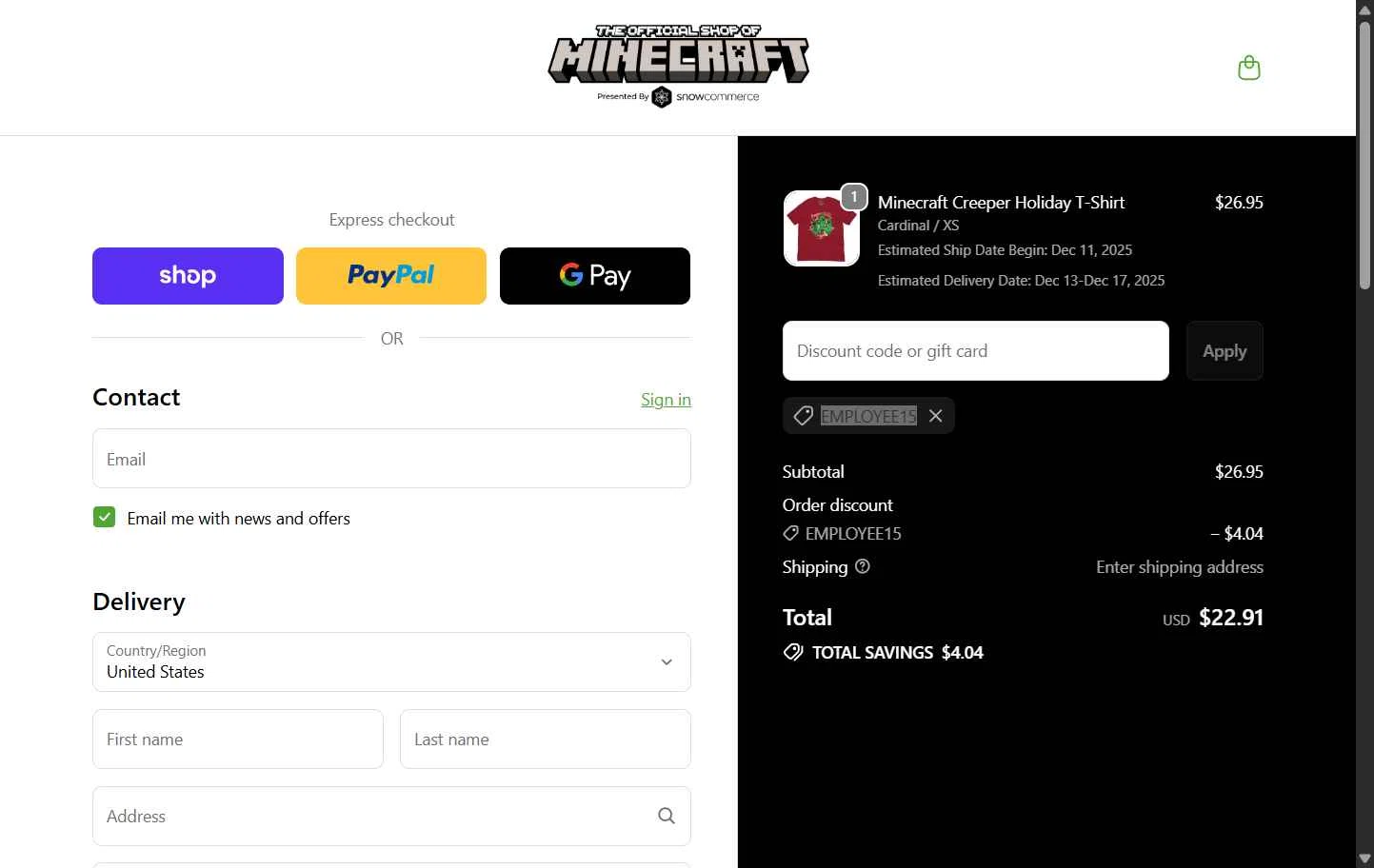 Minecraft Promo Codes - 15% Off (1 Verified) Dec 2025