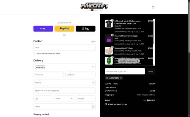 Minecraft Promo Codes (1 Verified) - 15% Off w/Code Sep 2025