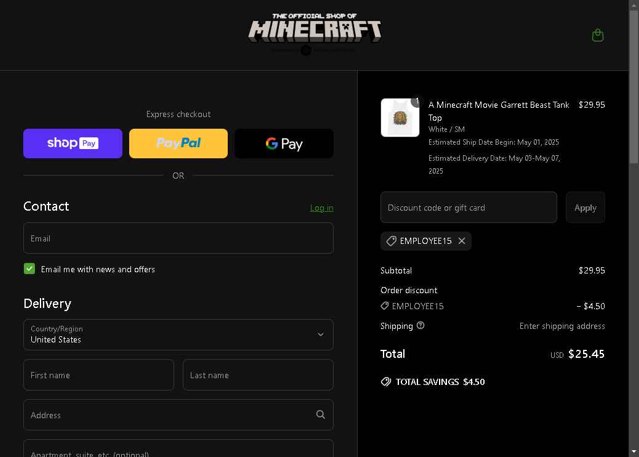 Minecraft Coupon Codes (2 Verified) - 15% Off May 2025