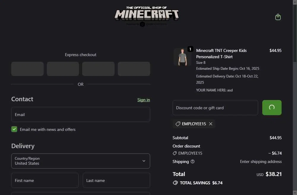 Minecraft Promo Codes (1 Verified) - 15% Off w/Code Oct 2025