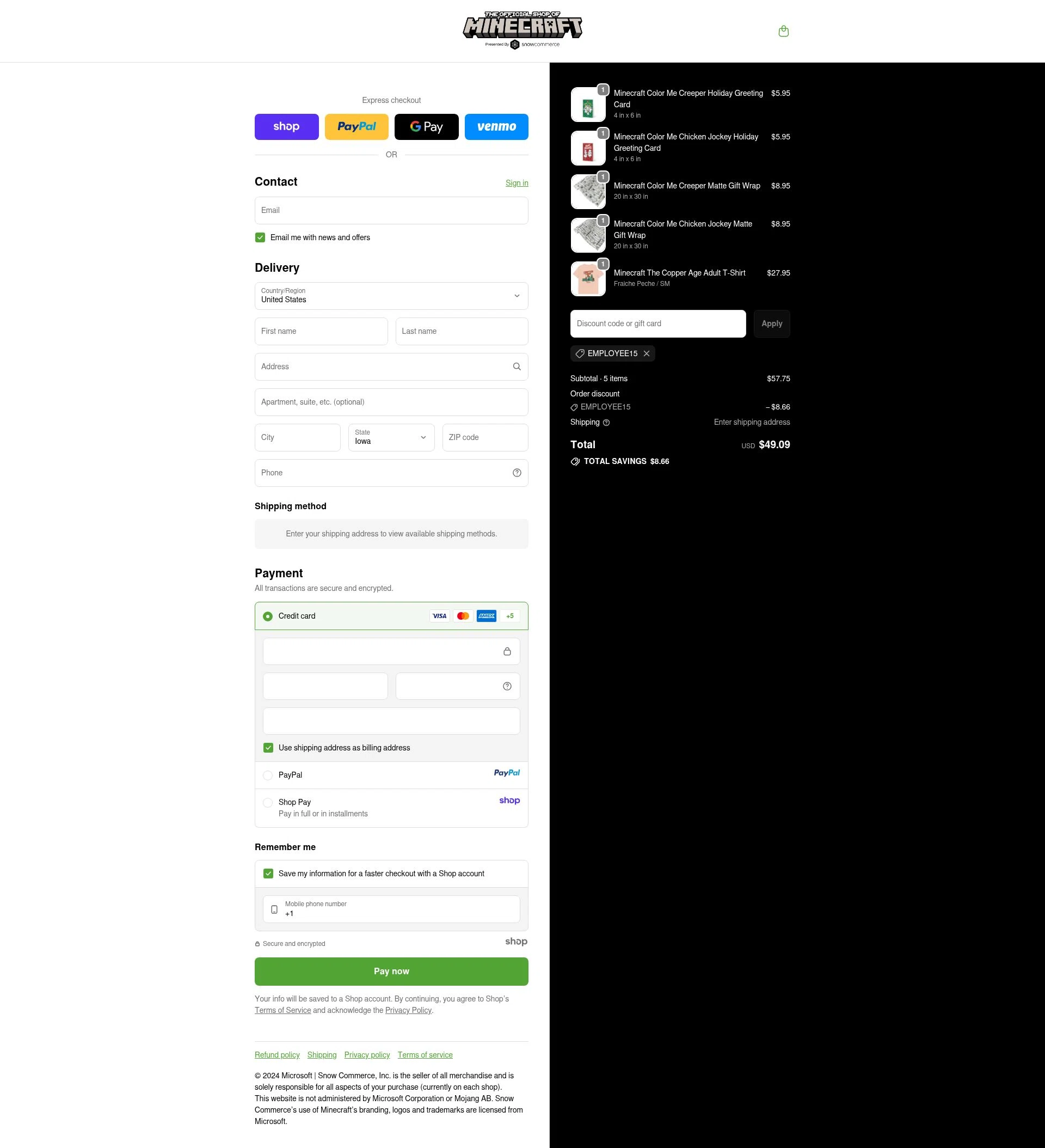 Minecraft Promo Codes (1 Verified) - 15% Off w/Code Oct 2025