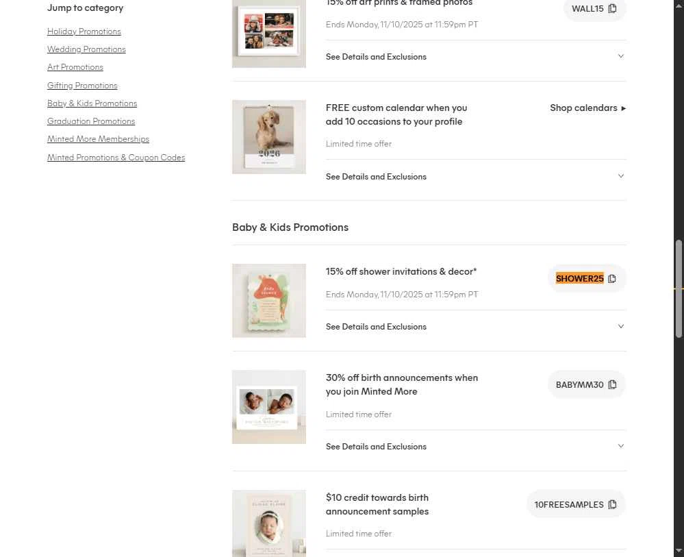 Minted Promo Codes - 25% Off (28 Verified) Nov 2025