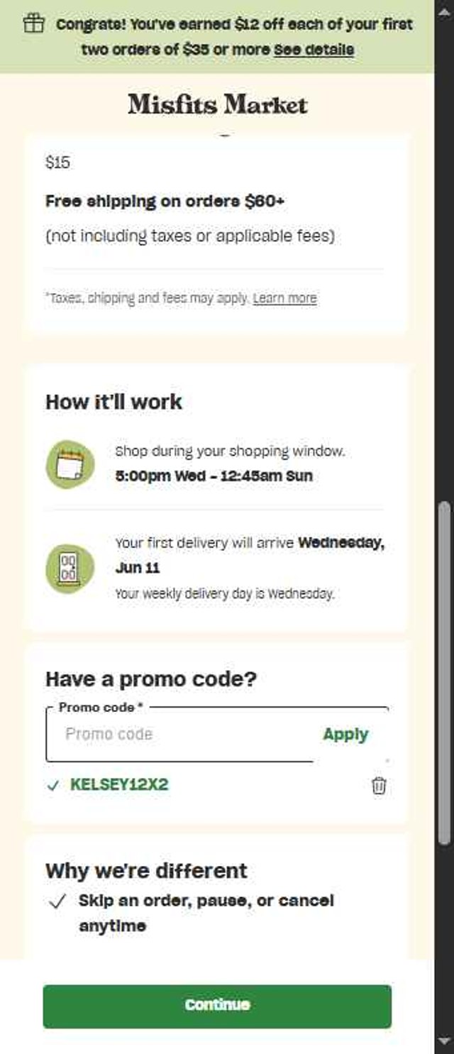 Misfits Market Promo Codes - $10 Off Jun 2025