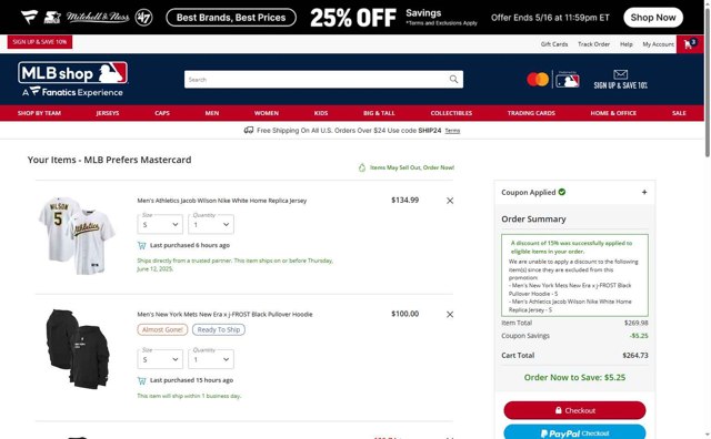 MLB.com Discount Codes - 15% Off (7 Verified) Jun 2025