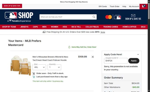 MLBshop.com Promo Codes - 30% Off (9 Verified) Jul 2025