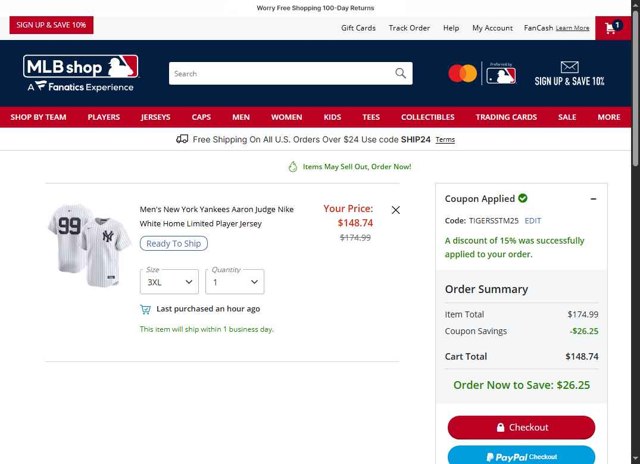MLBshop.com Coupon Codes (9 Verified) - 25% Off May 2025