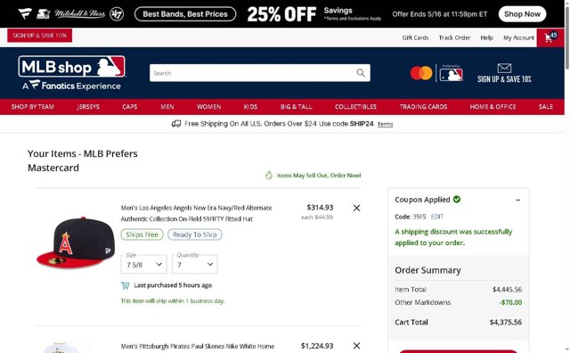 MLBshop.com Coupon Codes (9 Verified) - 25% Off May 2025