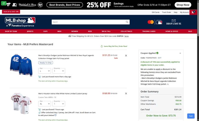 MLBshop.com Coupon Codes (9 Verified) - 20% Off May 2025