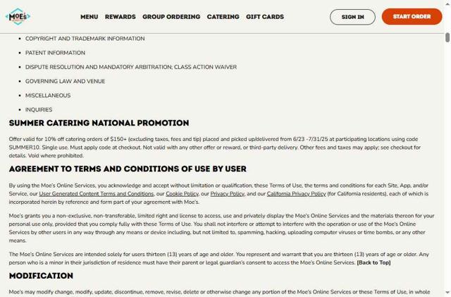 Moe's Southwest Grill Promo Codes - 10% Off Coupons Oct 2025