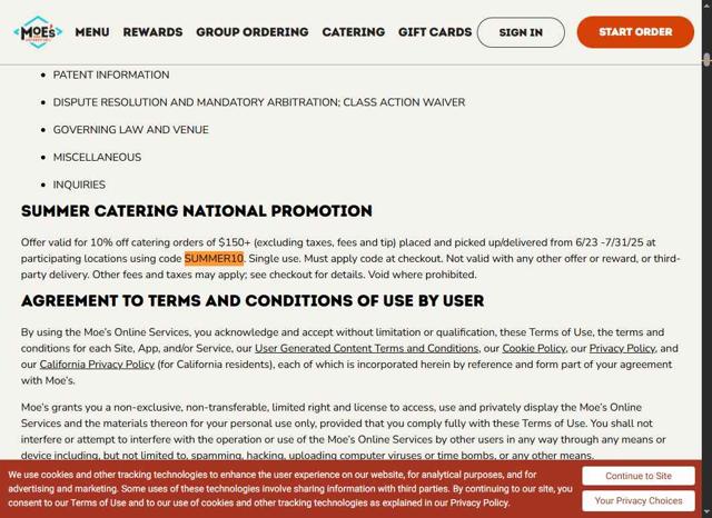 Moe's Southwest Grill Promo Codes - 10% Off Coupons Oct 2025