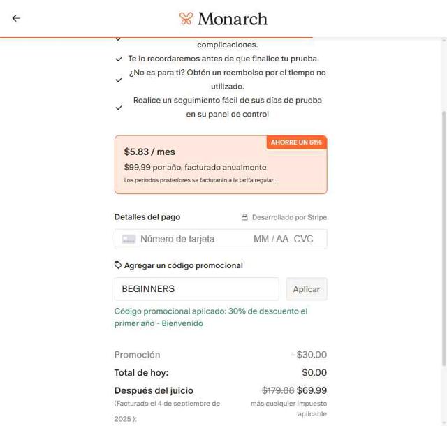 Monarch Money Promo Codes (12 Verified) - 30% Off Sep 2025