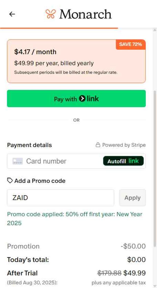 Monarch Money Promo Codes (12 Verified) - 30% Off Sep 2025