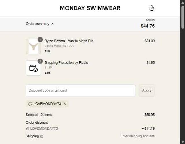 Monday Swimwear Promo Codes (11 Verified) - 20% Off Sep 2025
