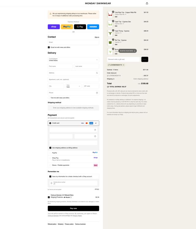 Monday Swimwear Promo Codes (11 Verified) - 20% Off Sep 2025