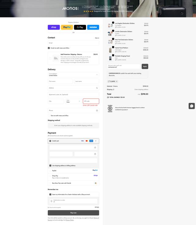 Monos Promo Codes (13 Verified) - 5% Off Sitewide Sep 2025