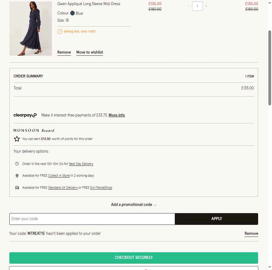 Monsoon UK Promo Codes - 20% Off (5 Verified) Apr 2026