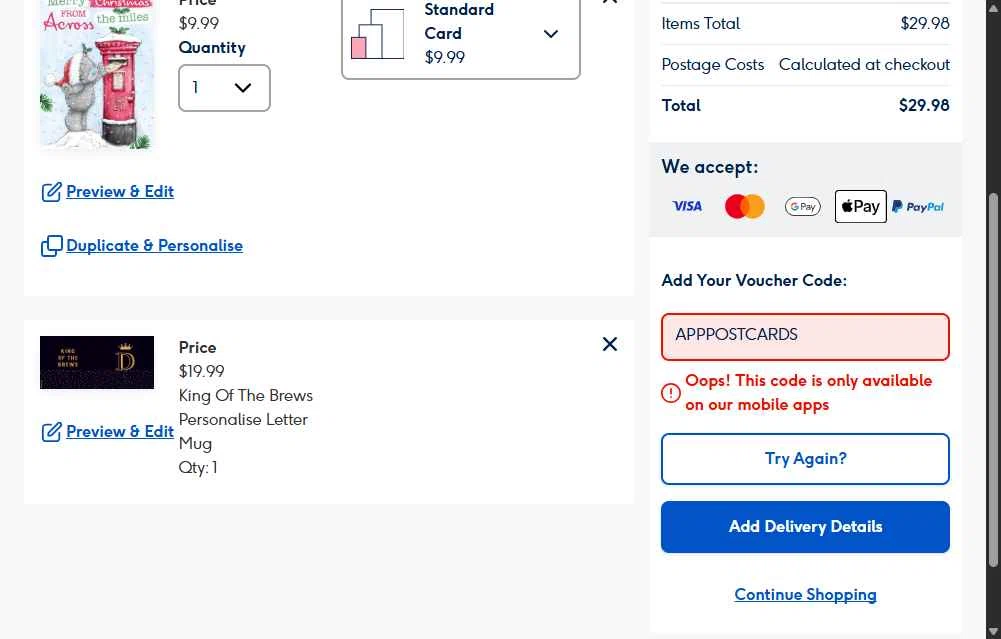 Moonpig Promo Codes - 50% Off (19 Verified) Jan 2026