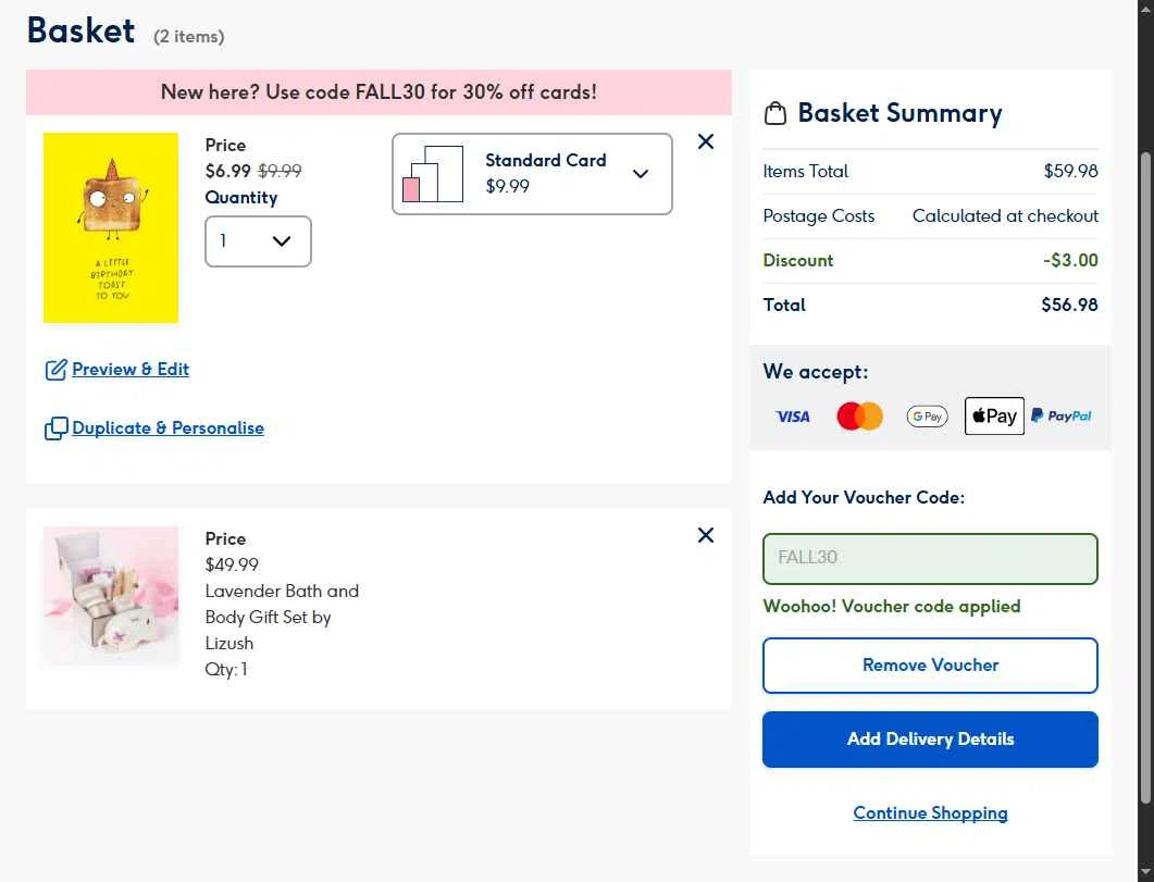 Moonpig Promo Codes - 30% Off (14 Verified) Nov 2025