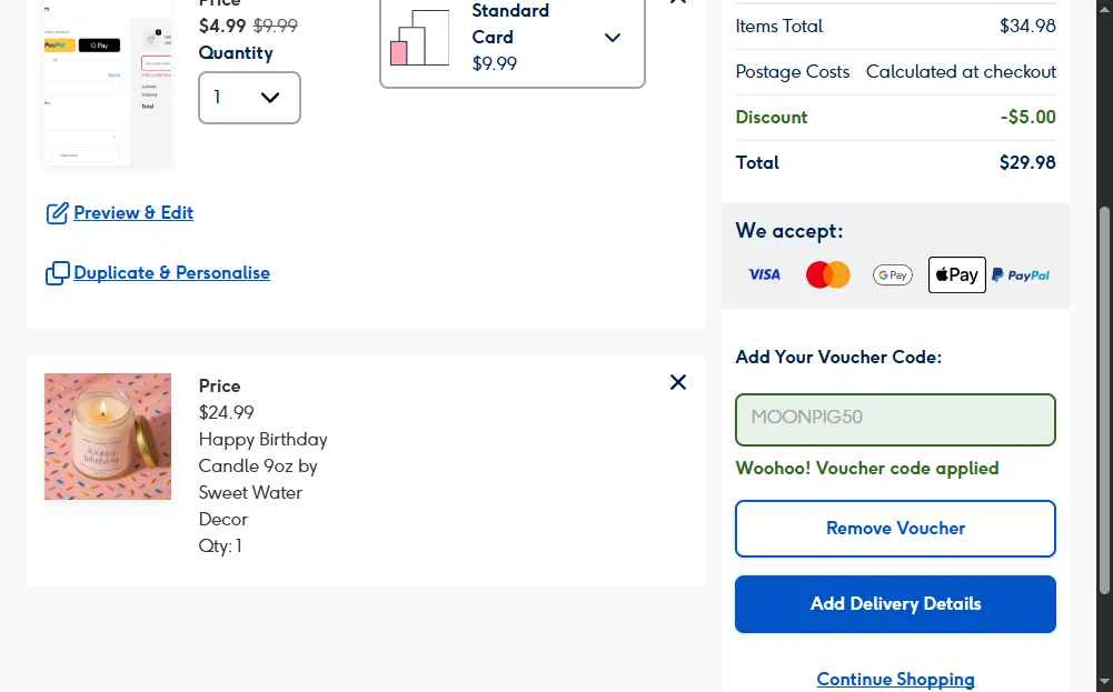 Moonpig Promo Codes - 50% Off (17 Verified) Dec 2025