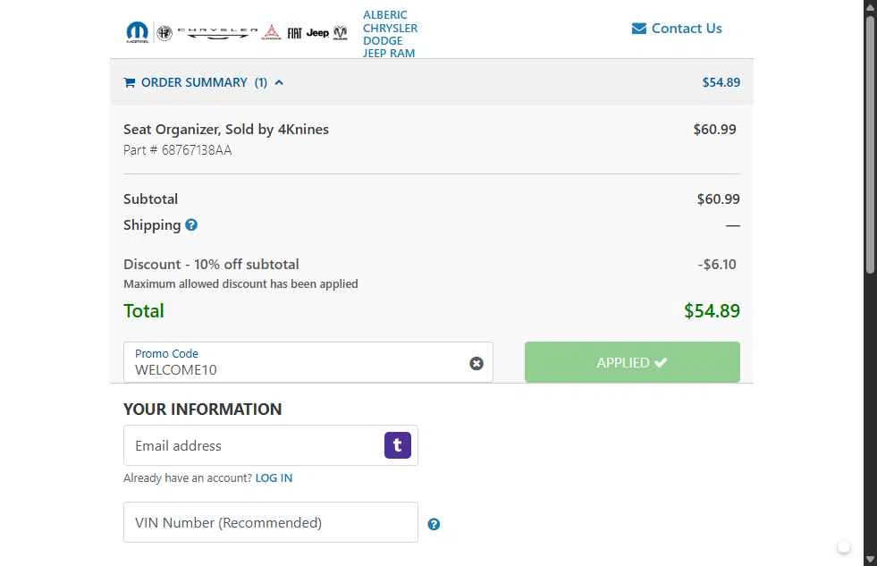 Mopar Promo Codes - 20% Off Sitewide (+1 Codes) May 2026