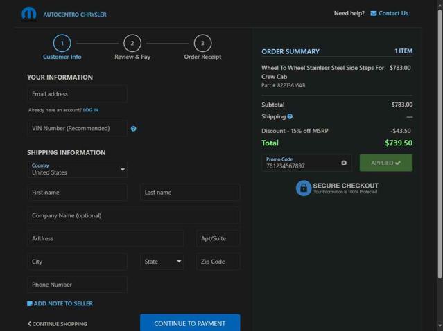 Mopar Discount Codes - 15% Off (3 Verified) Sep 2025