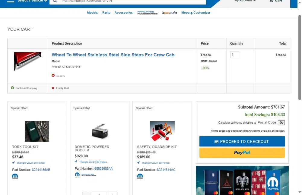Mopar Discount Codes - 15% Off (3 Verified) Oct 2025