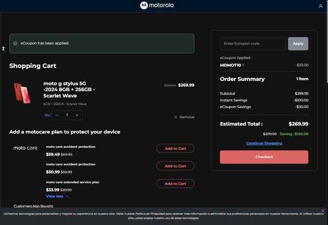Motorola Discount Codes - 10% Off (4 Verified) Jun 2025