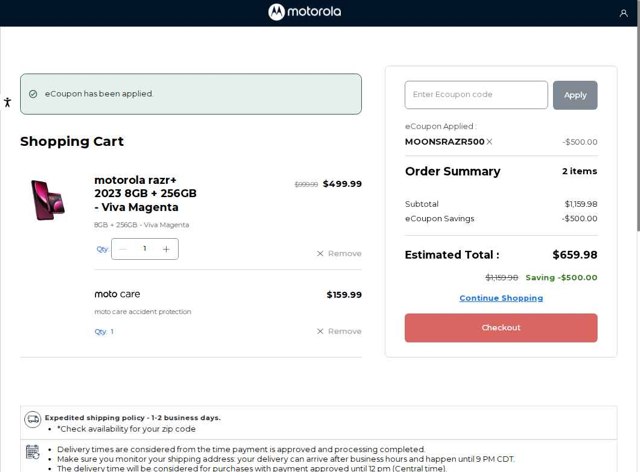 Motorola Discount Codes - 10% Off (4 Verified) Jun 2025