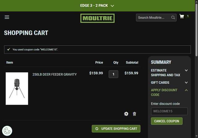 Moultrie Discount Codes - 15% Off (1 Verified) Oct 2025