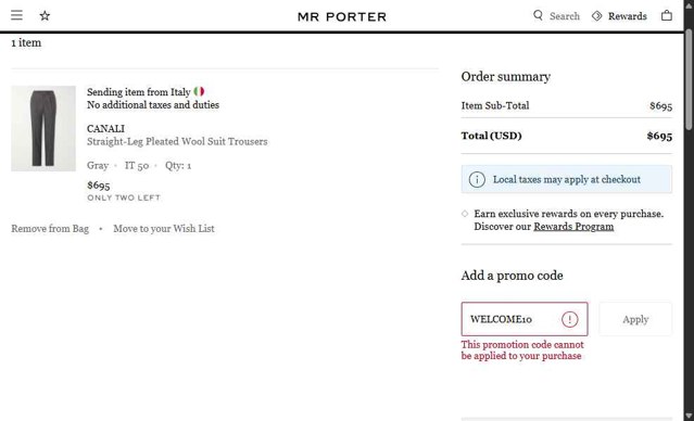 MR PORTER Promo Codes - 10% Off (3 Verified) Sep 2025