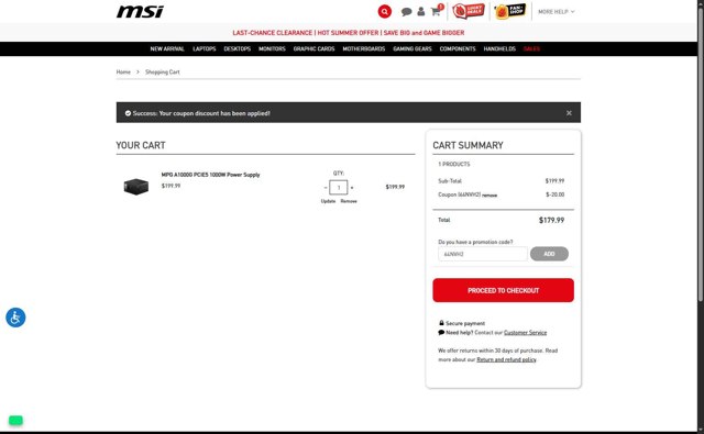 MSI Promo Codes (2 Verified) - 10% Off + Free Ship Aug 2025