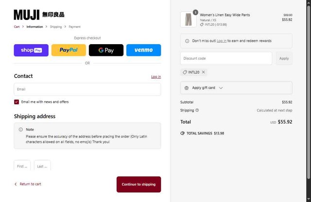 MUJI Promo Codes - 10% Off Coupons Jun 2025