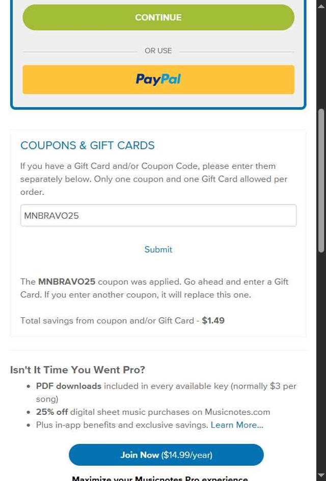 Musicnotes Promo Codes (9 Verified) - 25% Off Sep 2025