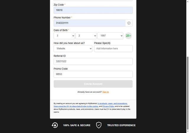 MyBookie Promo Codes - $125 Off (4 Verified) Sep 2025