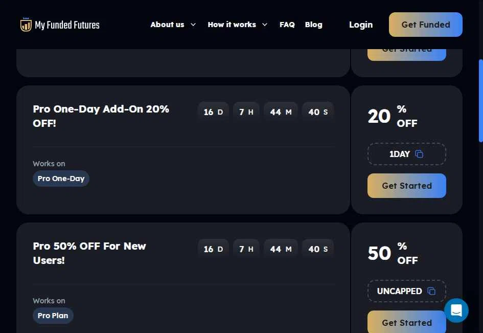 My Funded Futures Promo Code - 40% Off January 2026